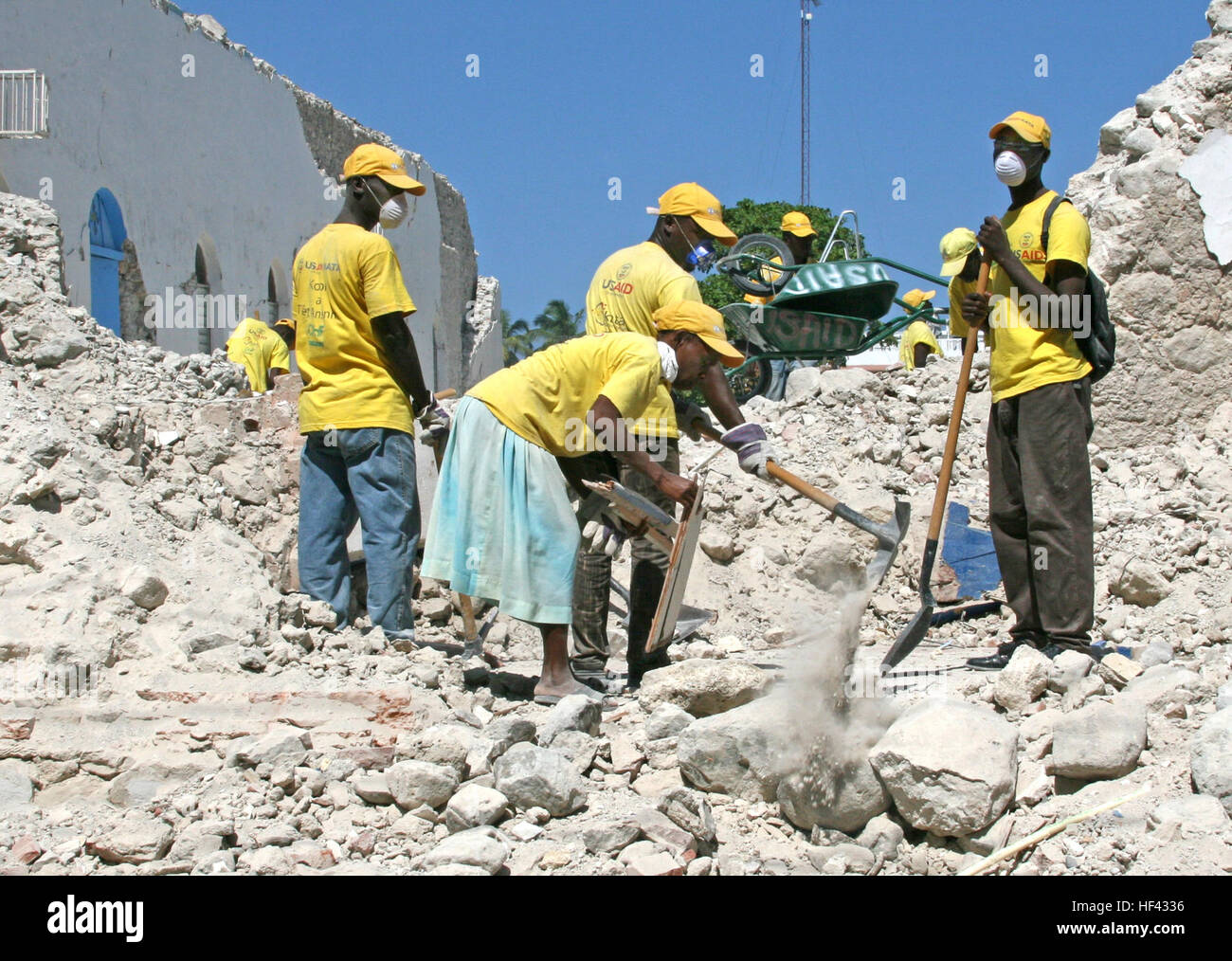 2010 since a devastating earthquake struck haiti hi-res stock ...