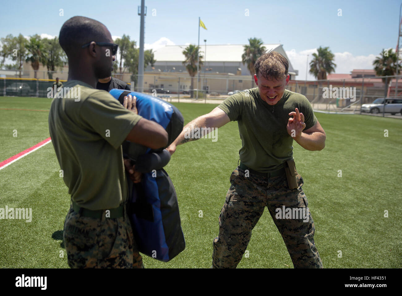 U.S. Marine Corps Lance Cpl. Joe Tomassi a warehouse operator with ...