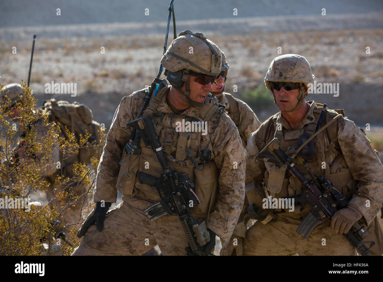 Infantry officers from 2nd Battalion, 5th Marine Regiment lead platoons ...