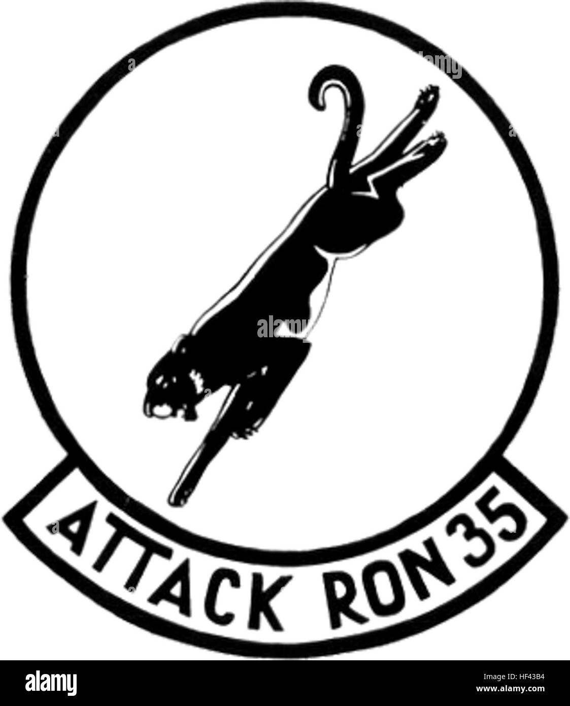 Attack Squadron 35 (US Navy) insignia 1951 Stock Photo - Alamy