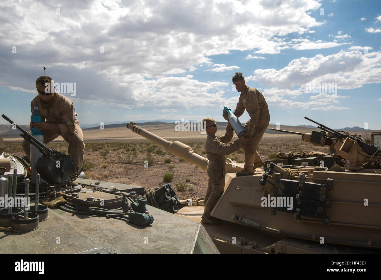 U.S. Marines with Delta Company, 1st Tank Battalion, 1st Marine ...
