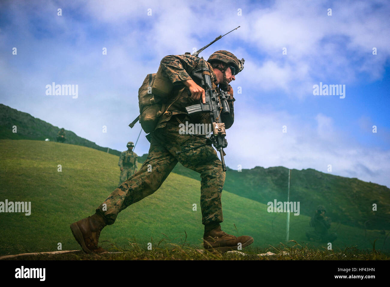U.S. Marine Corps Lance Cpl. Randy Dick jr., a rifleman with 1st ...