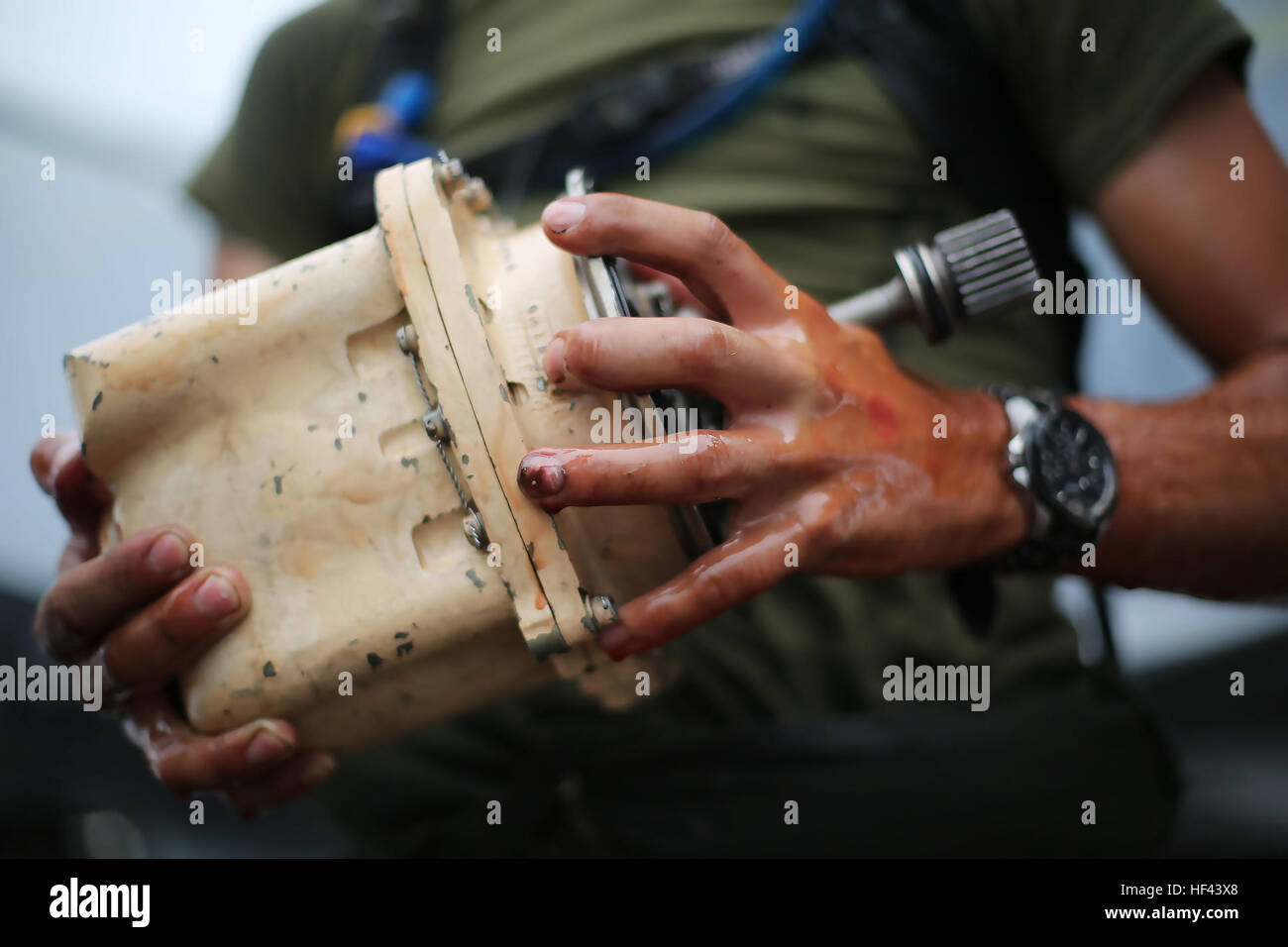 An airframes mechanic assigned to Marine All Weather Fighter Attack ...