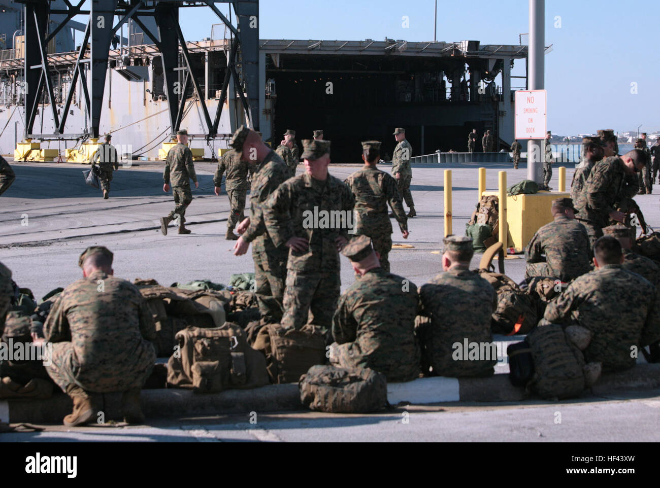 Marines and Sailors from Combat Logistics Battalion 22, Combat ...