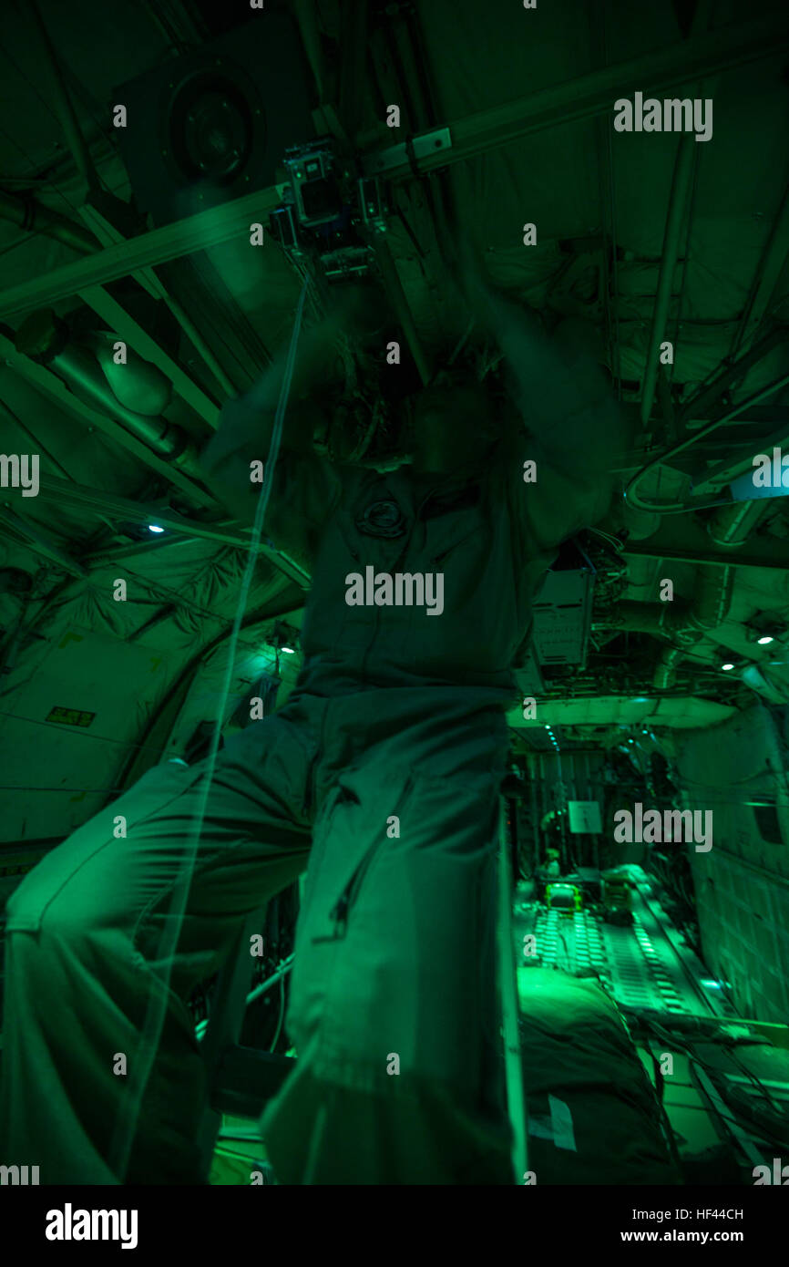 U.S. Marine Corps Master Sgt. Baron Morales, KC-130 aircraft crew ...