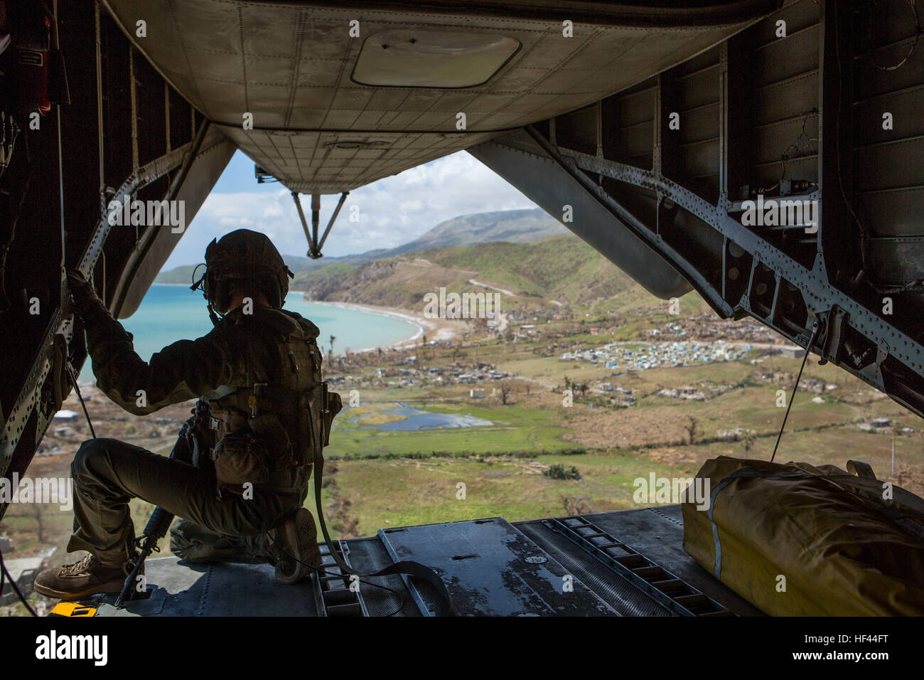 U.S. Marine Staff Sgt. Adam Stanley, a crew chief with Special Purpose ...