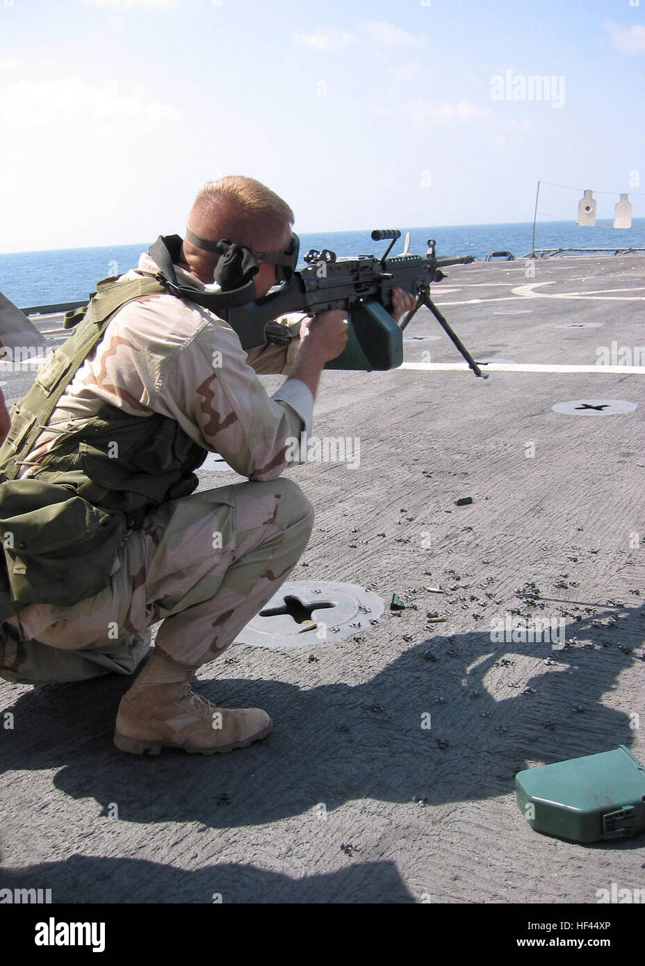 Firing an m 249 squad automatic weapon hi-res stock photography and ...