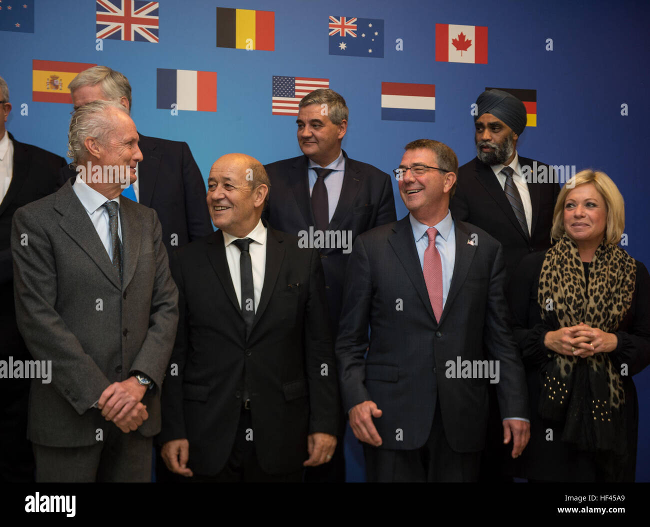 Secretary of Defense Ash Carter attends the Counter-ISIL Ministerial ...