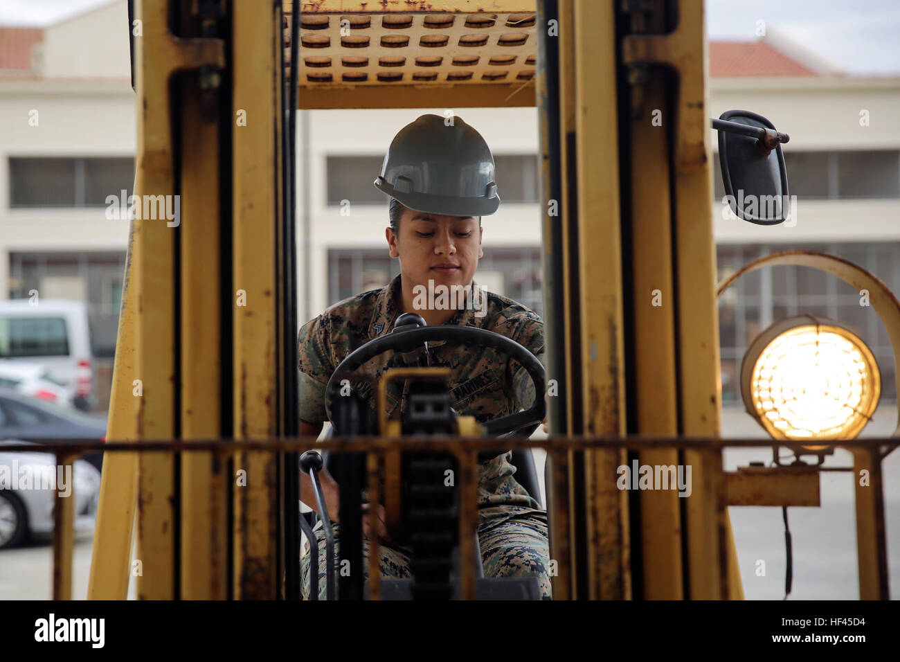 Sgt. Angie Novoa, a warehouse chief with Special Purpose Marine Air ...