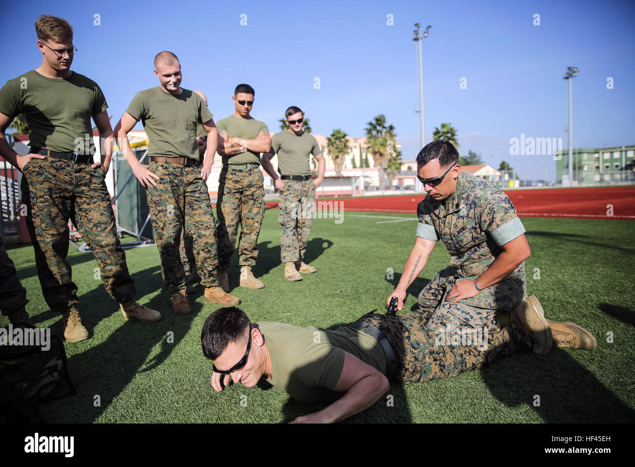 Staff Sgt. Joseph Mendoza, a non-lethal weapons instructor with Special ...