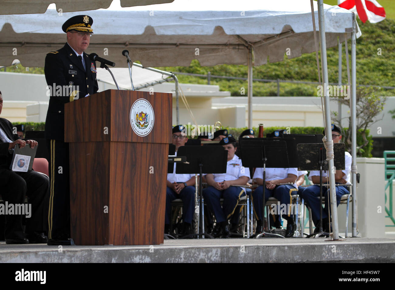 U.S. Army Maj. Gen. Arthur J. Logan, adjutant general for Hawaii ...