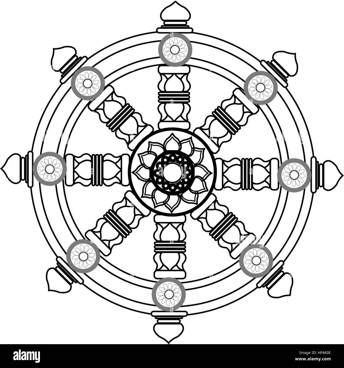 Buddhist Chaplain badge BuddhistChaplain Stock Photo - Alamy