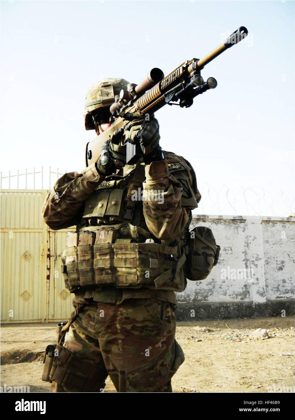 Sgt. Bradley Thomas, an infantryman assigned to Zabul Agribusiness ...