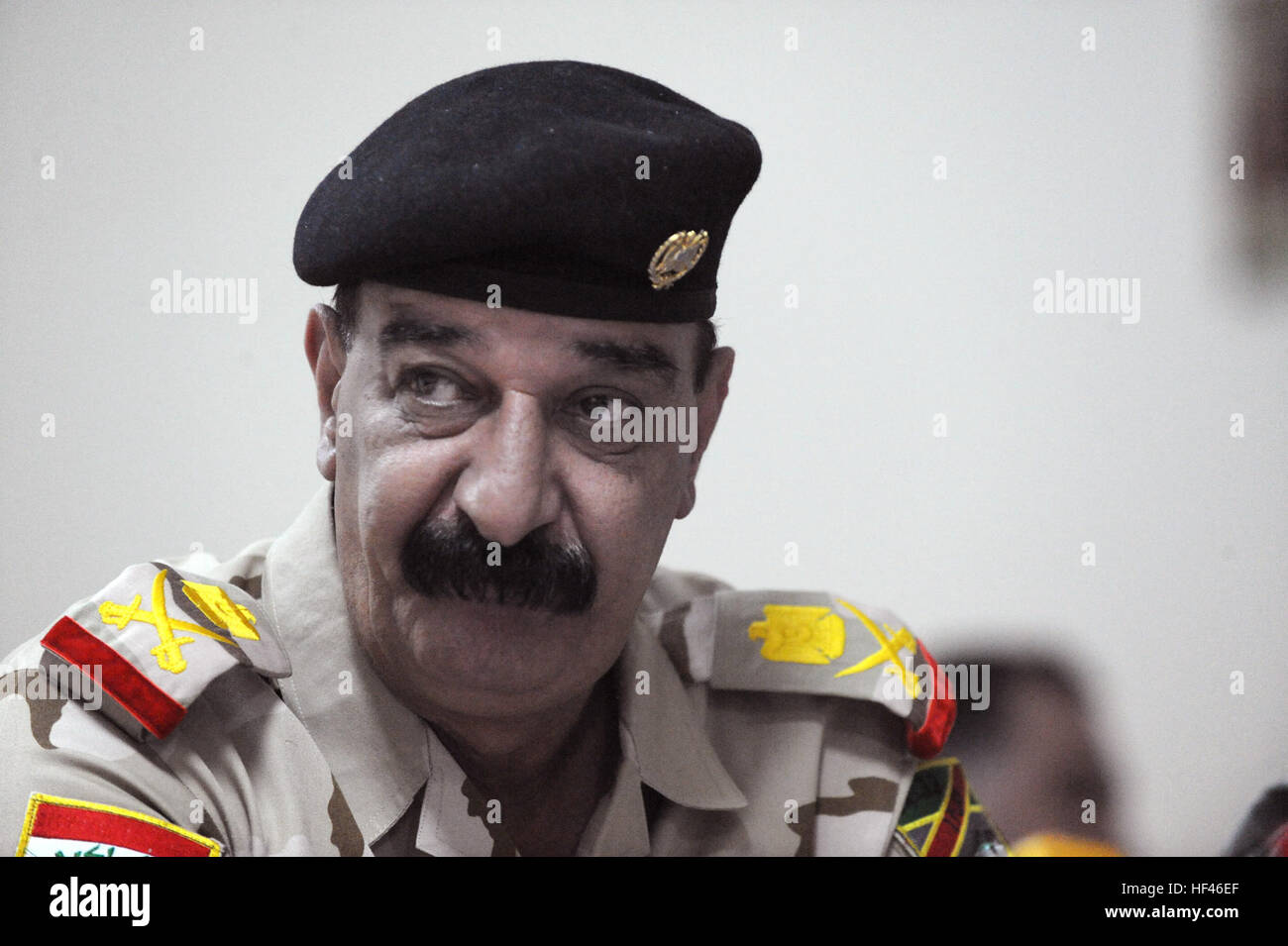 Iraqi Staff Maj. General Abdul Amir, commander, 12th Iraqi Army ...