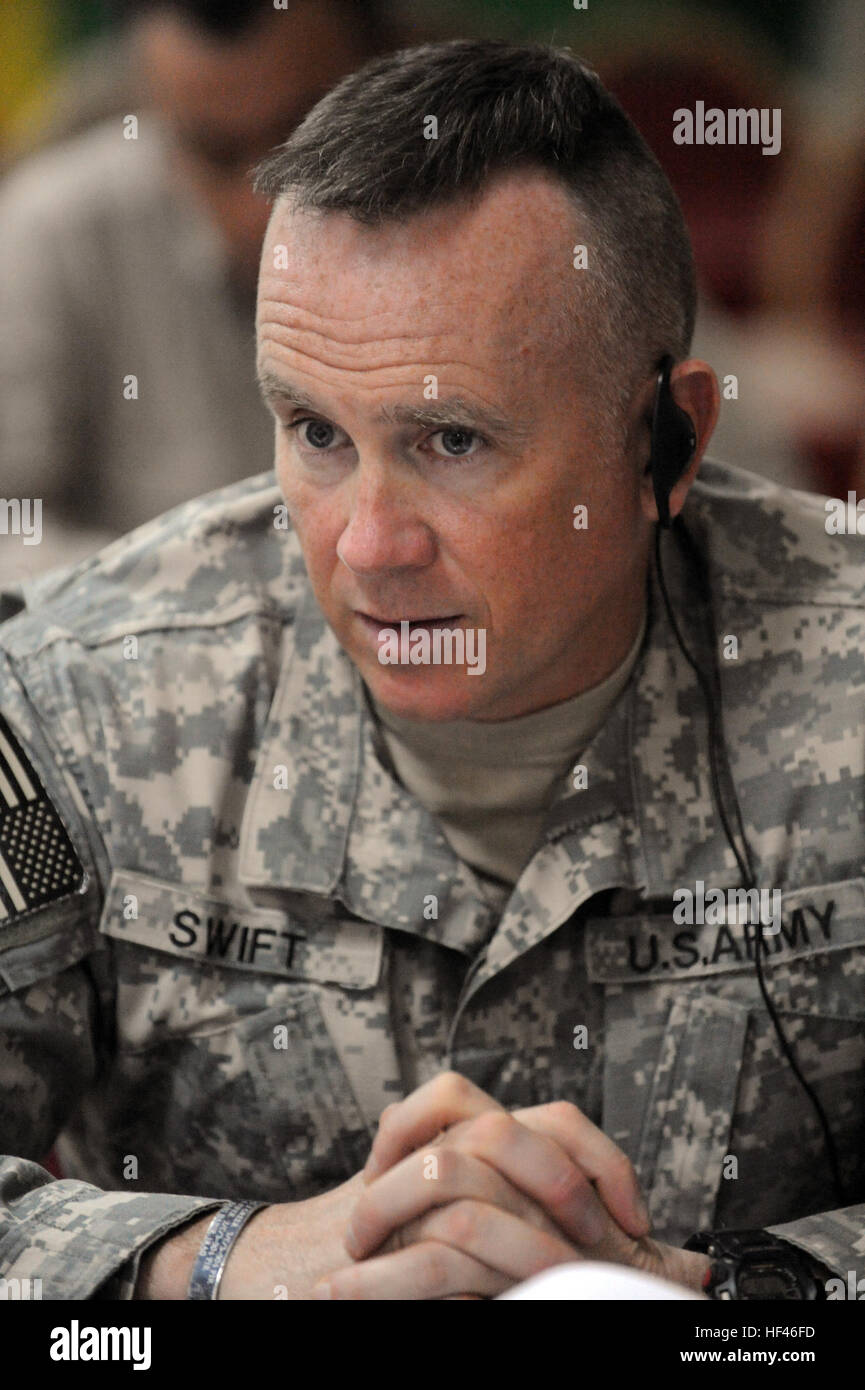 U.S. Army Col. Larry Swift, Commander, Ready First, 1st Brigade Combat ...
