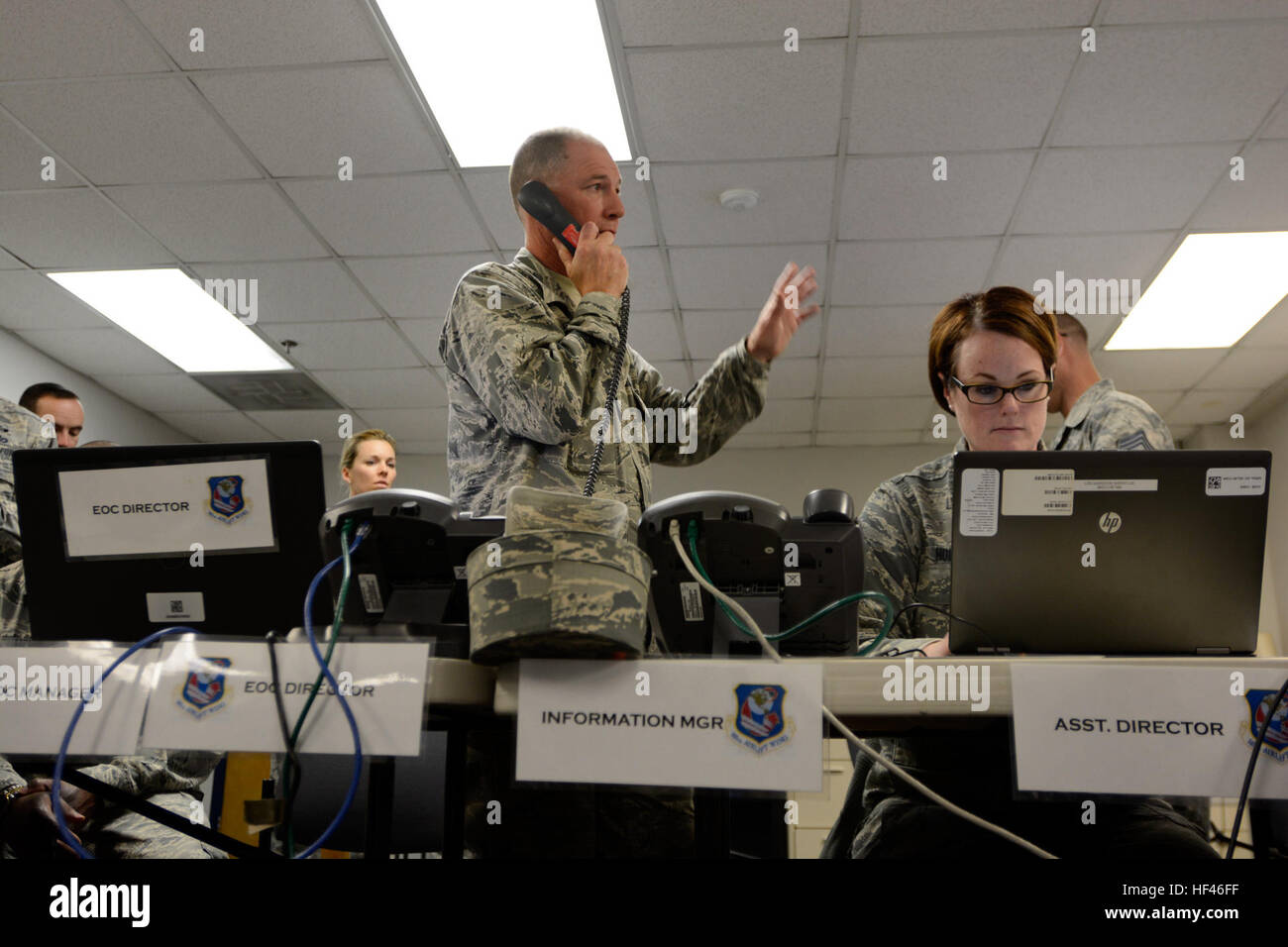 Maffs mission commander for the 145th airlift wing hi-res stock ...