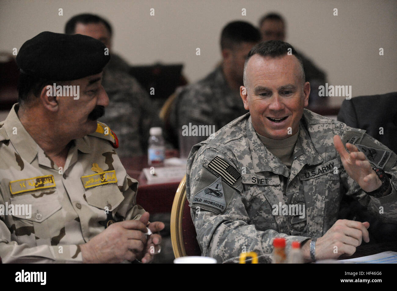 U.S. Army Col. Larry Swift, Commander, Ready First, 1st Brigade Combat ...