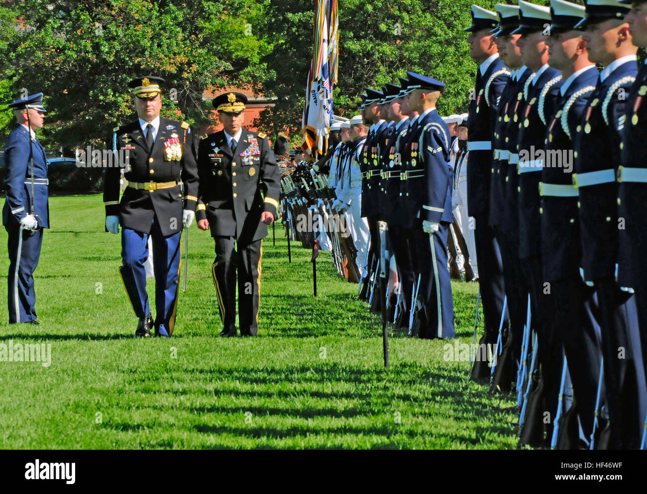 President troops inspection hi-res stock photography and images - Alamy