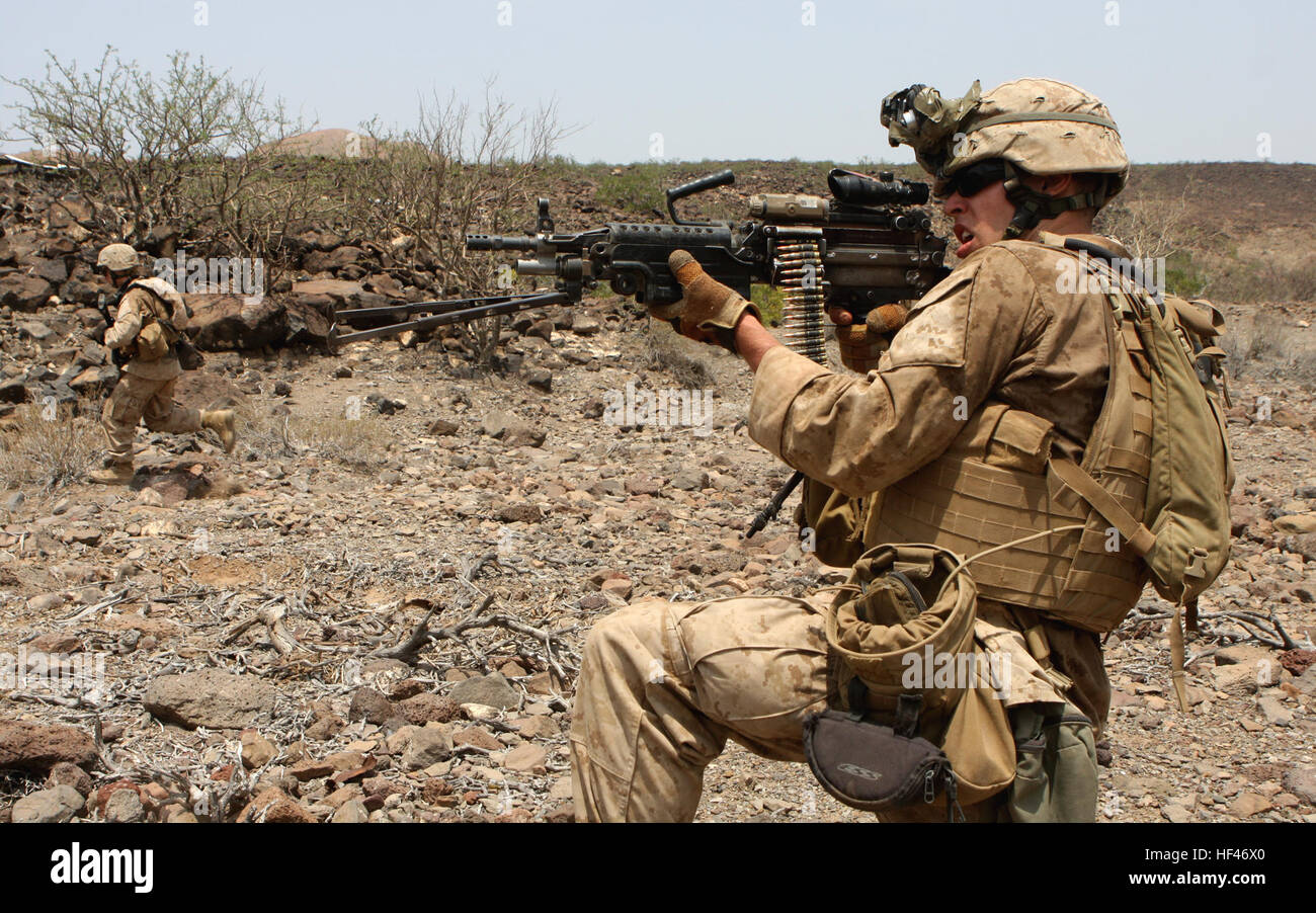 Lance Cpl. Christopher Weber, rifleman with 1st platoon, Alpha Company ...