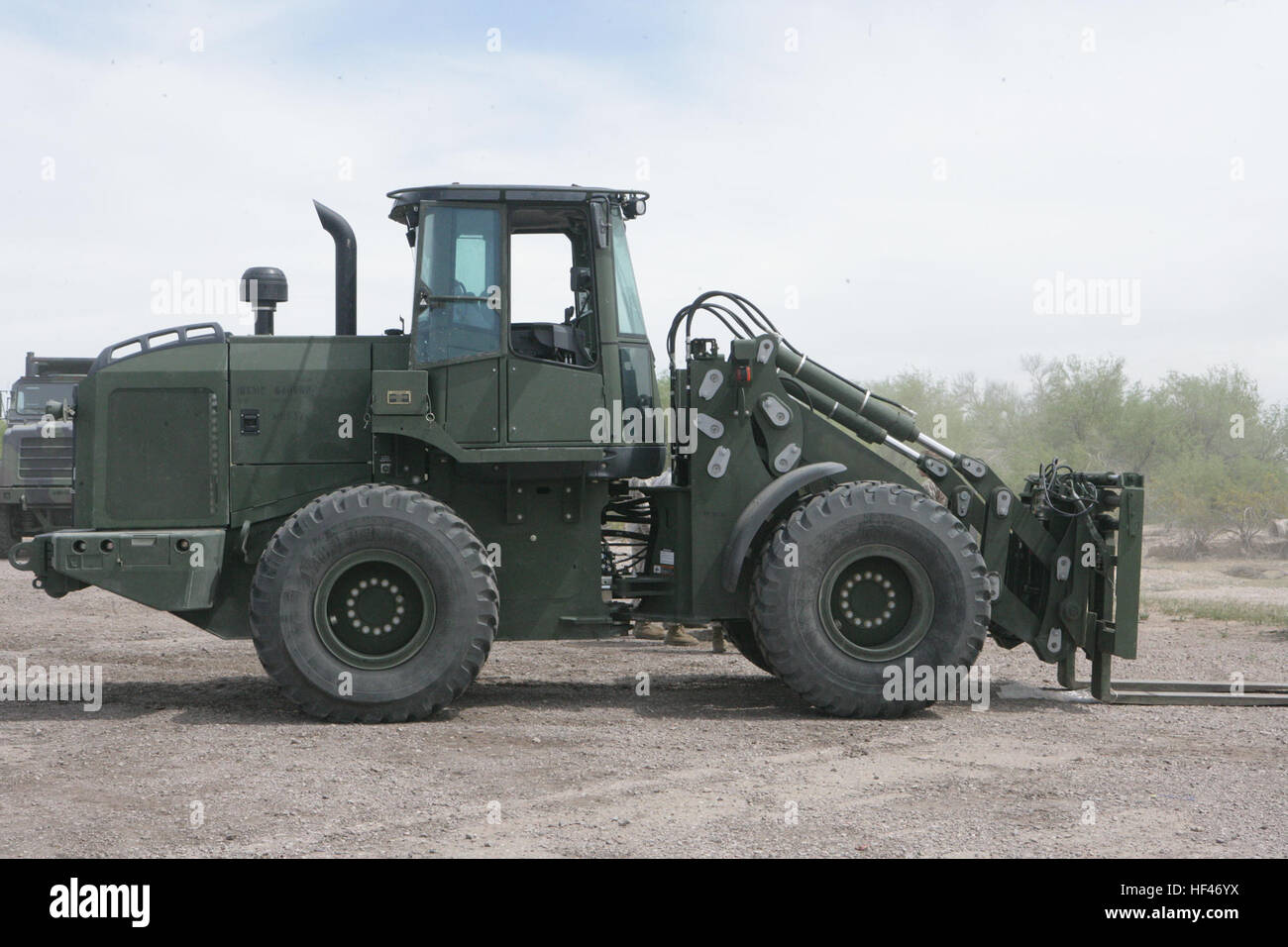 A Marine Corps TRAM unit at Auxiliary Airfield Six near Gila Bend ...