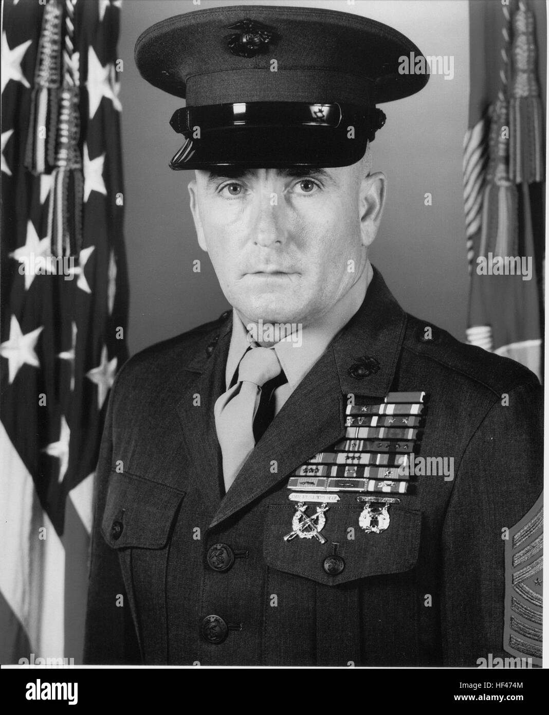 High-resolution image of a U.S. Marine Corps member in uniform ...