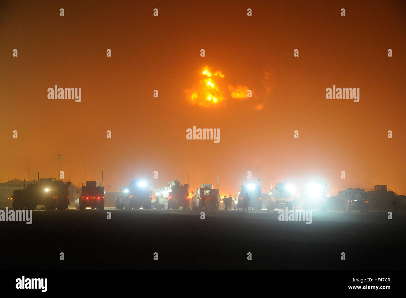 Camp bastion vehicles hi-res stock photography and images - Alamy