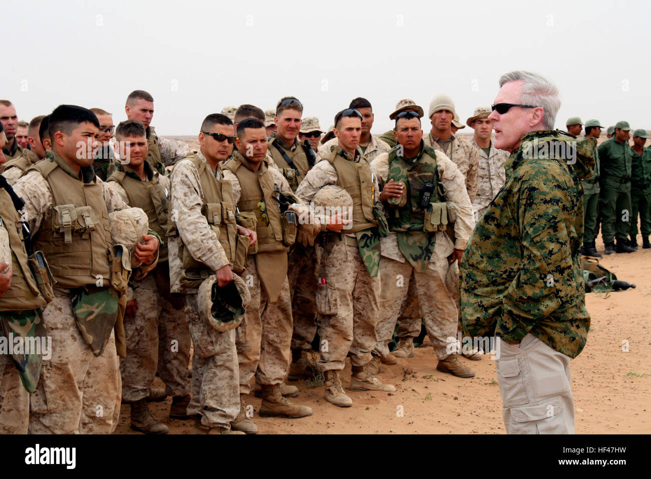 CAP DRAA TRAINING AREA, Morocco – The Honorable Ray Mabus, Secretary of ...