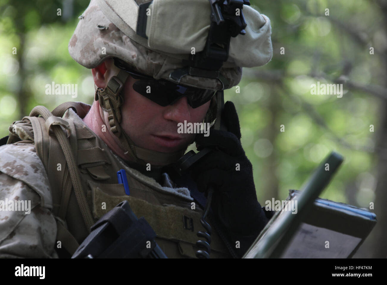 Capt. Brian J. Donlon, Company I commander with Battalion Landing Team ...
