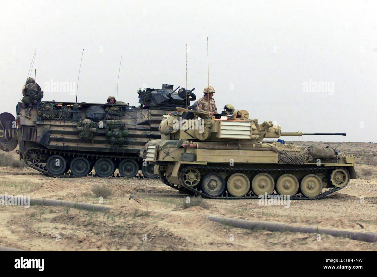 A Scimitar Combat Vehicle Reconnaissance Tracked (CVRT) of the Royal ...