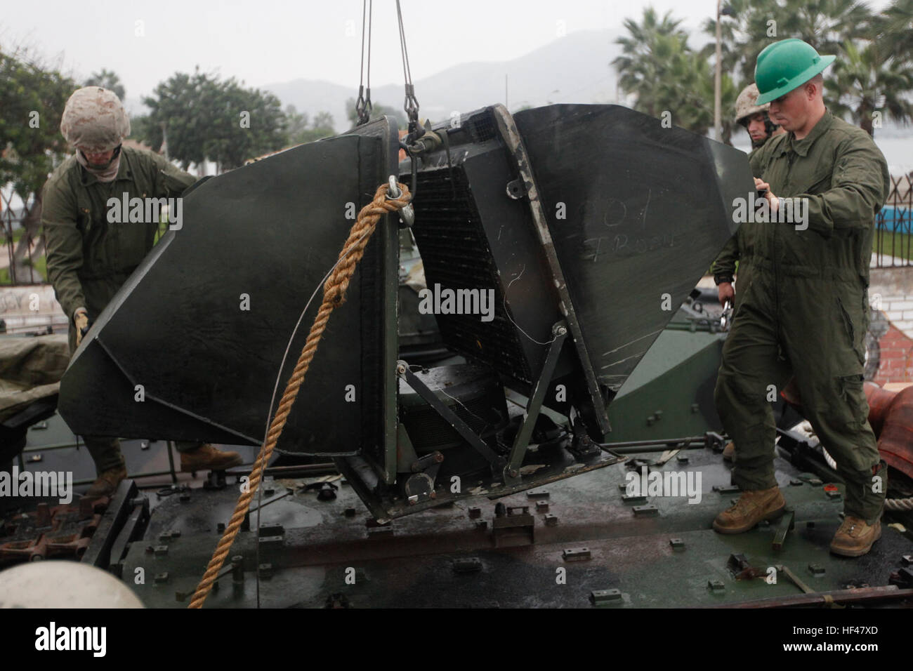 U.S. Marines with 4th Platoon, Company C, 3d Assault Amphibian ...