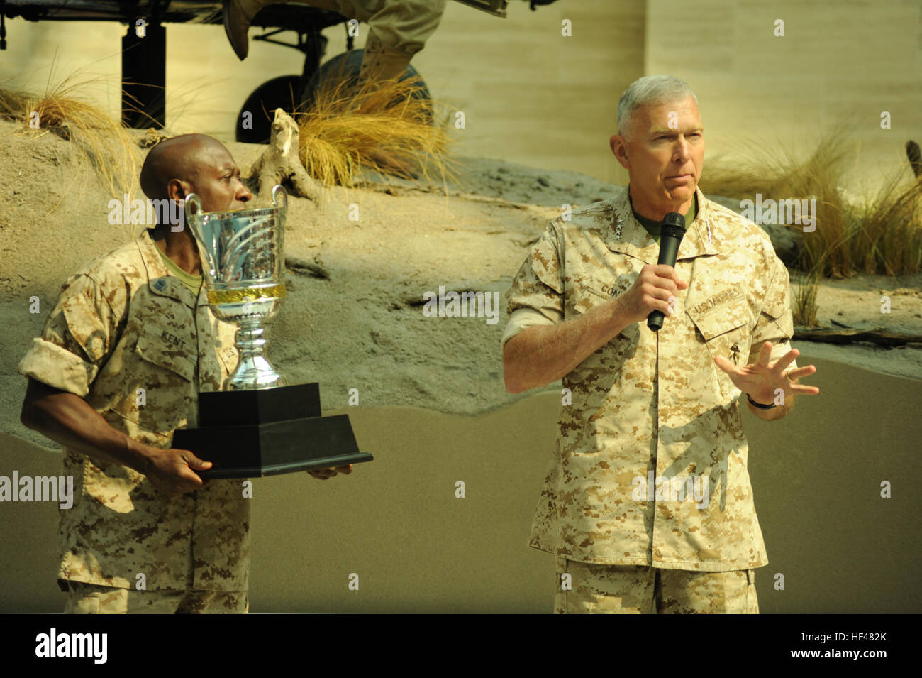 Gen. James T. Conway, 34th Commandant of the Marine Corps, provides ...