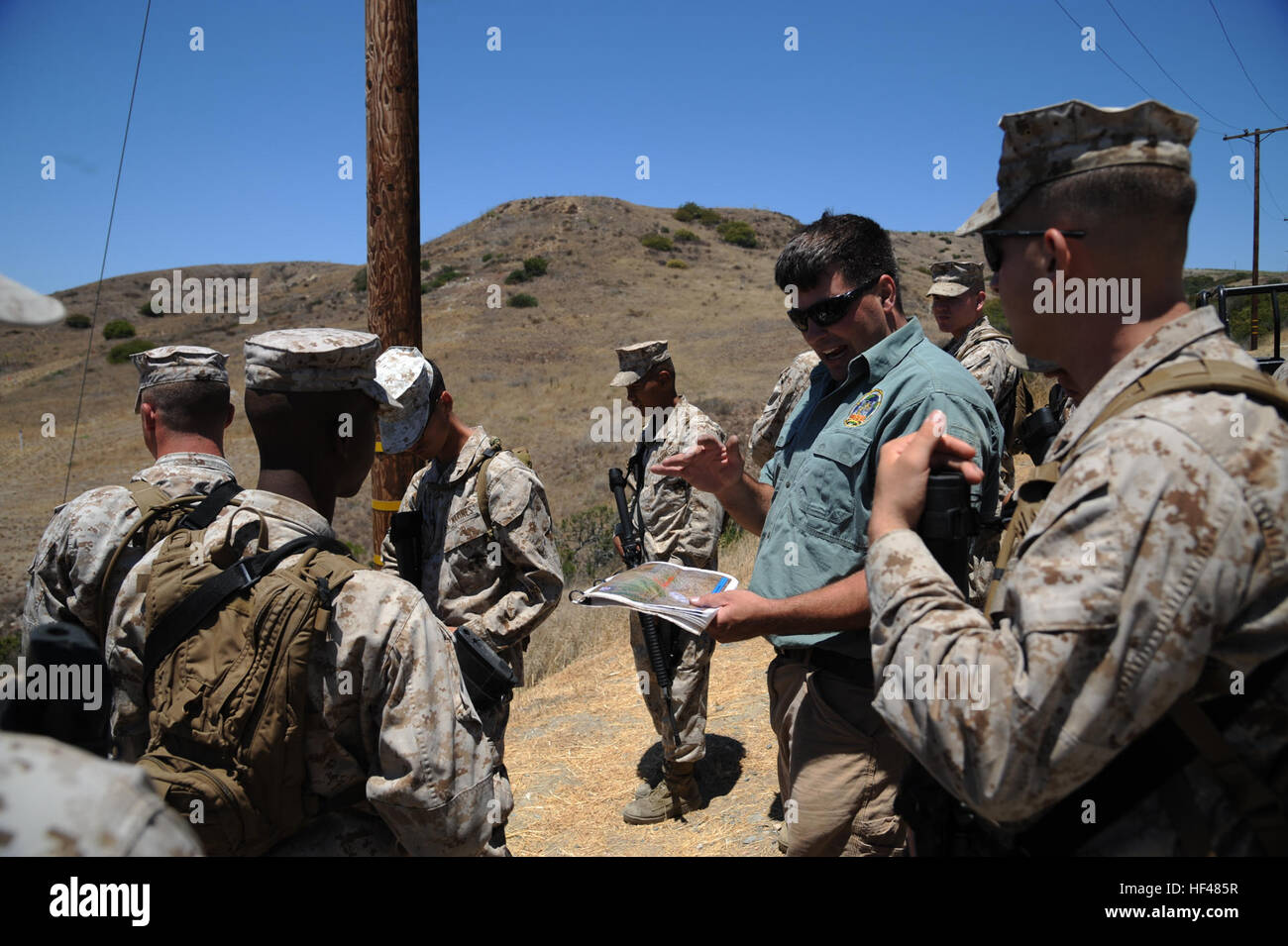 Mr. Aaron Pluff, counter-improvised explosive device (IED) instructor ...