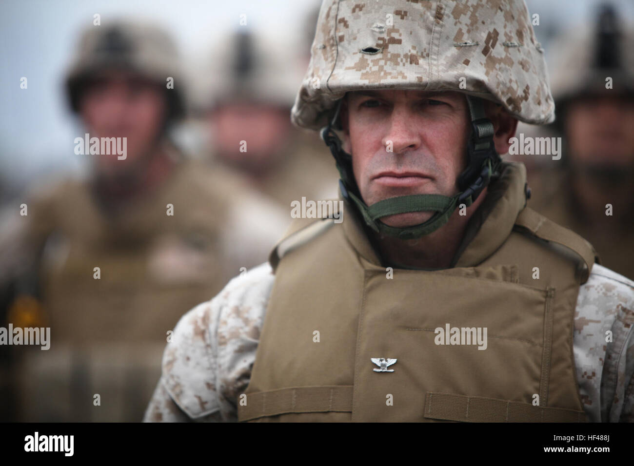 Col. Gary S. Johnston, the U.S. Marine Corps Commanding Officer for ...