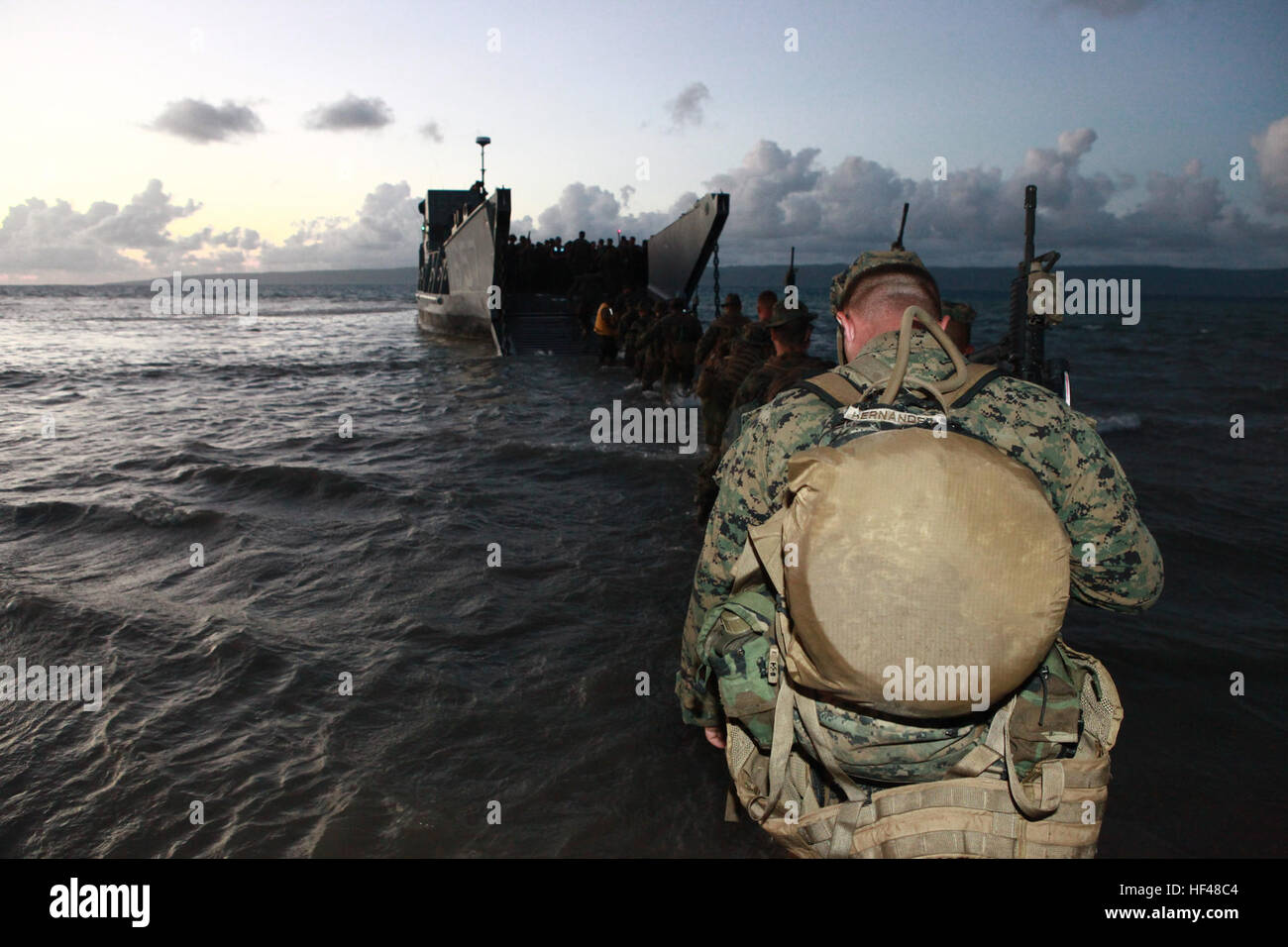 U.S. Marines and Sailors attached to Special-Purpose Marine Air-Ground ...