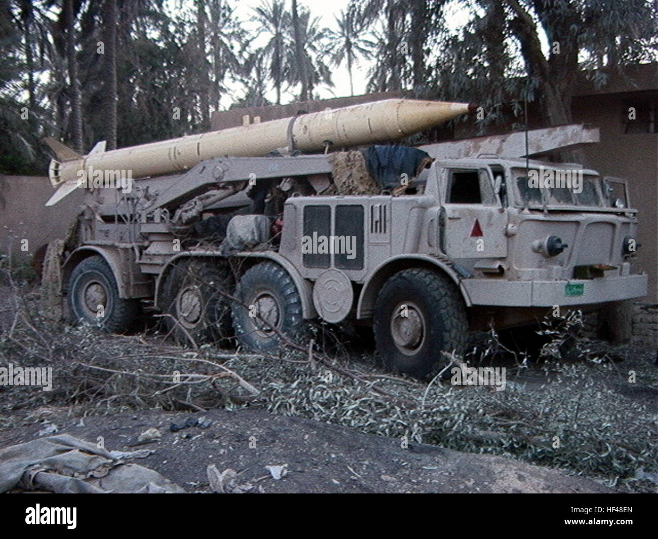 An Iraqi ZIL-135 FROG-7 short-range battlefield support artillery ...