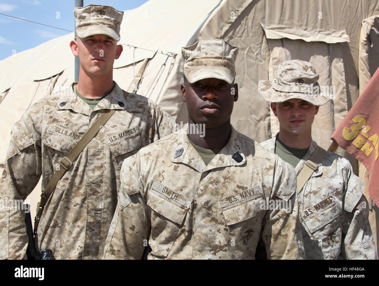 From left to right, Staff Sgt. Luke Gilliland, a platoon sergeant from ...