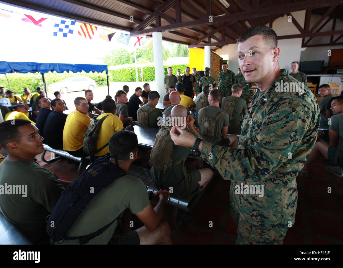 U.S. Marine Lt. Col. Chris Richie, Commanding Officer of Special ...