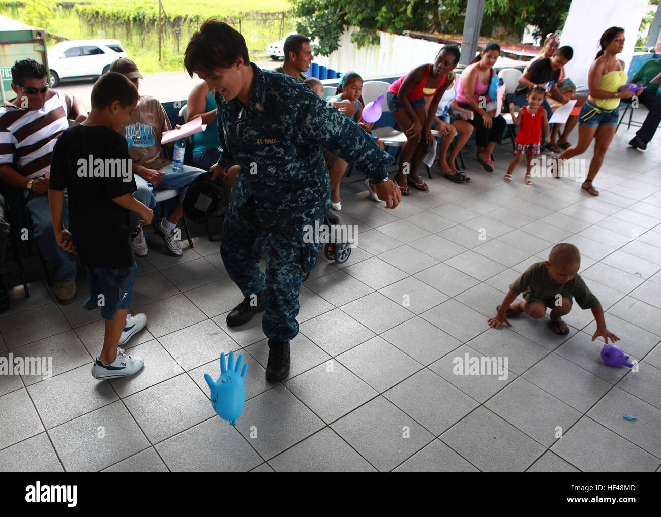 U.S. Navy Lt. Janette Arencibia, embarked with USS Iwo Jima (LHD-7 ...