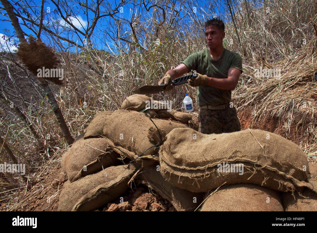 Lance Cpl. Rusty McGrady, a student with the Infantry Squad Leader ...