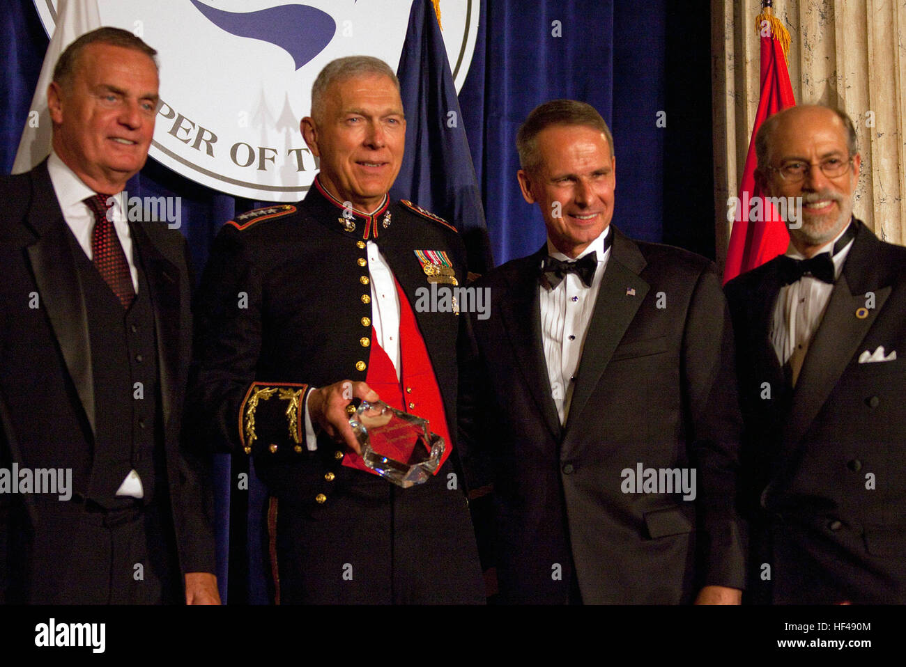 Retired Gen. James Jones, Gen. James Conway, commandant of the Marine ...