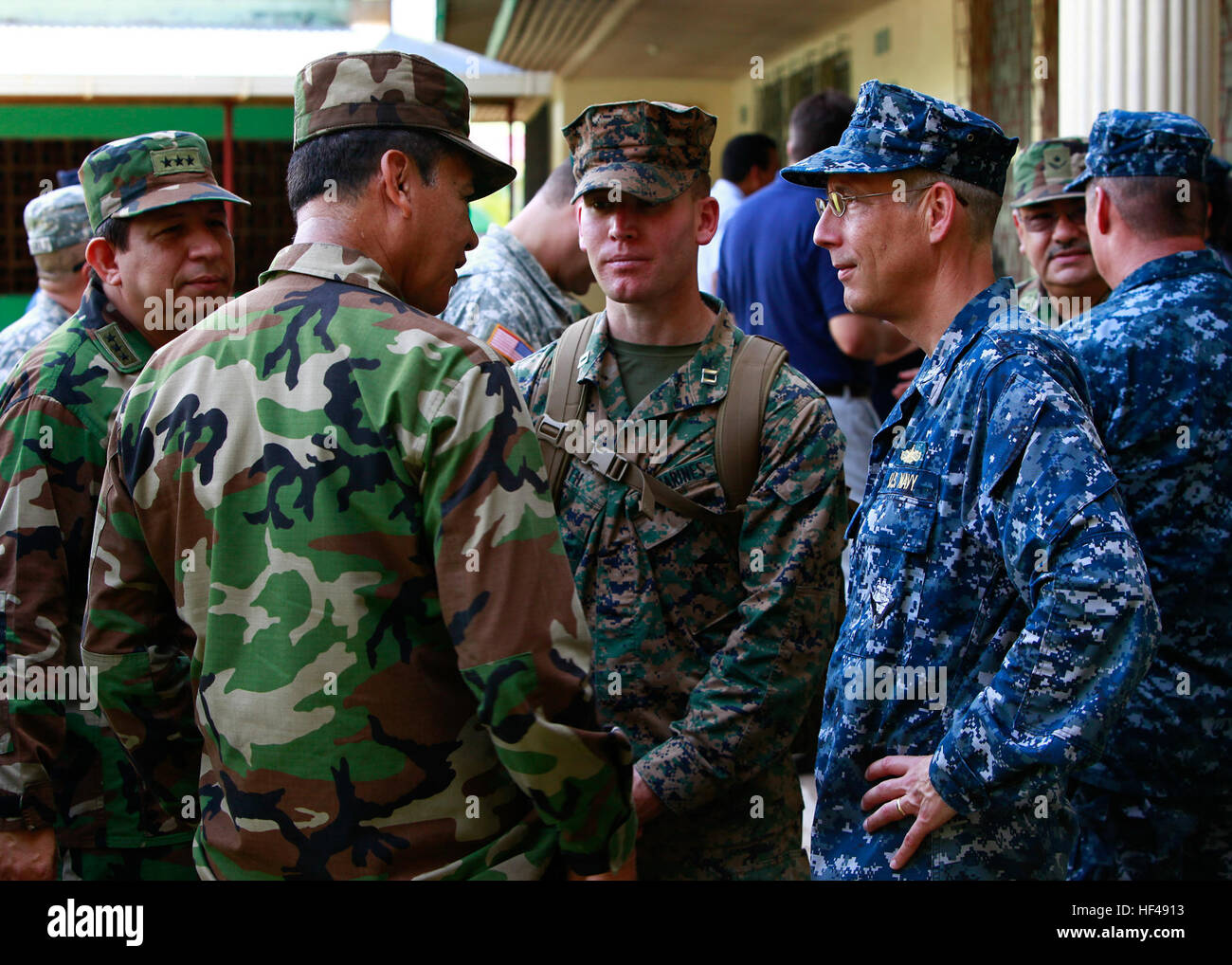 Right, U.S. Navy Capt. Thomas M. Negus, commodore of Operation ...