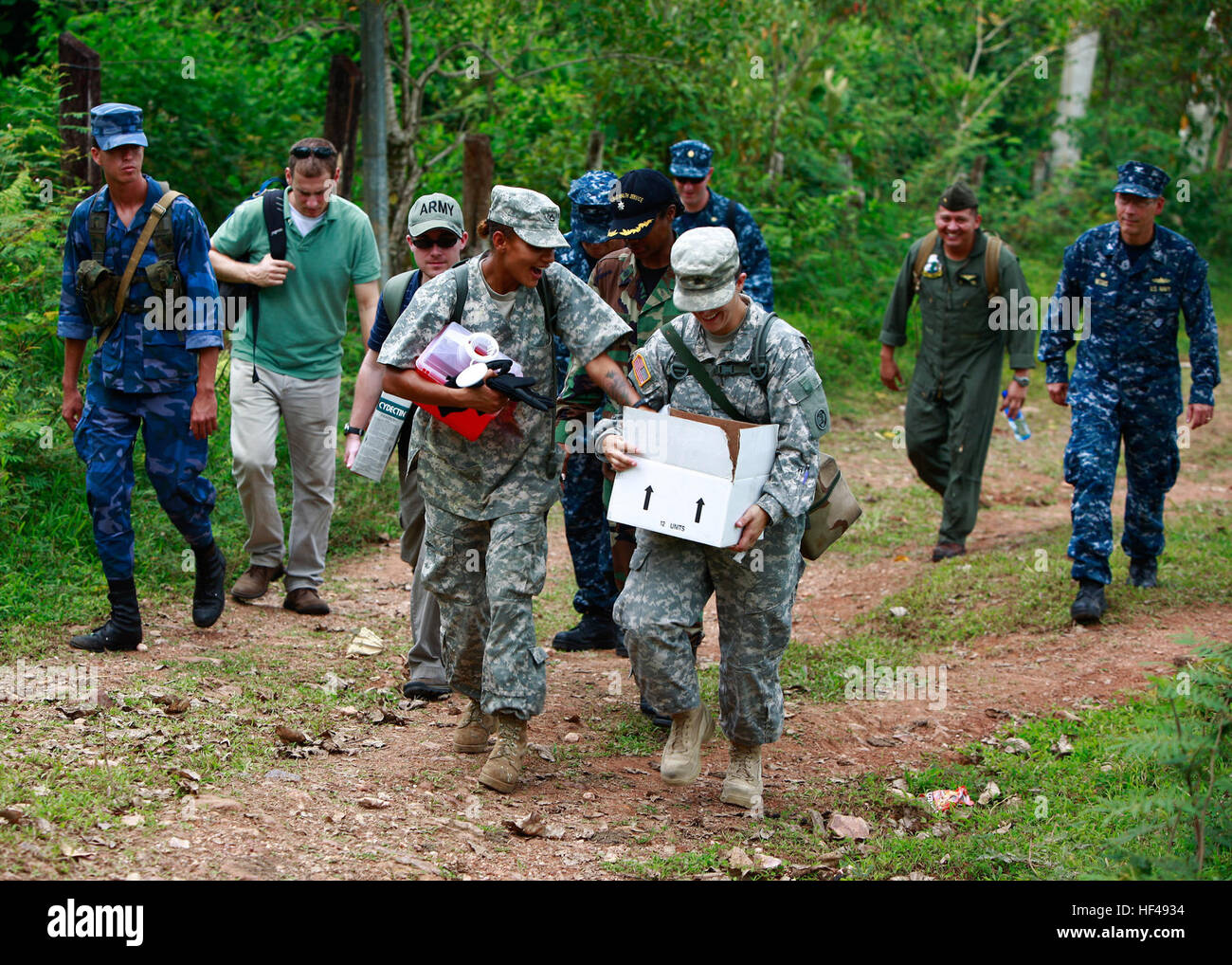 U.S. Army veterinarians and leaders embarked aboard the amphibious ...