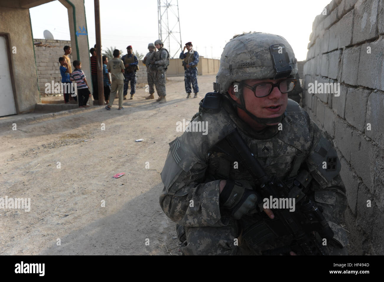 U.S. Army Cpl. Jake Jacobsen with Charlie Company, 1st Battalion, 68th ...