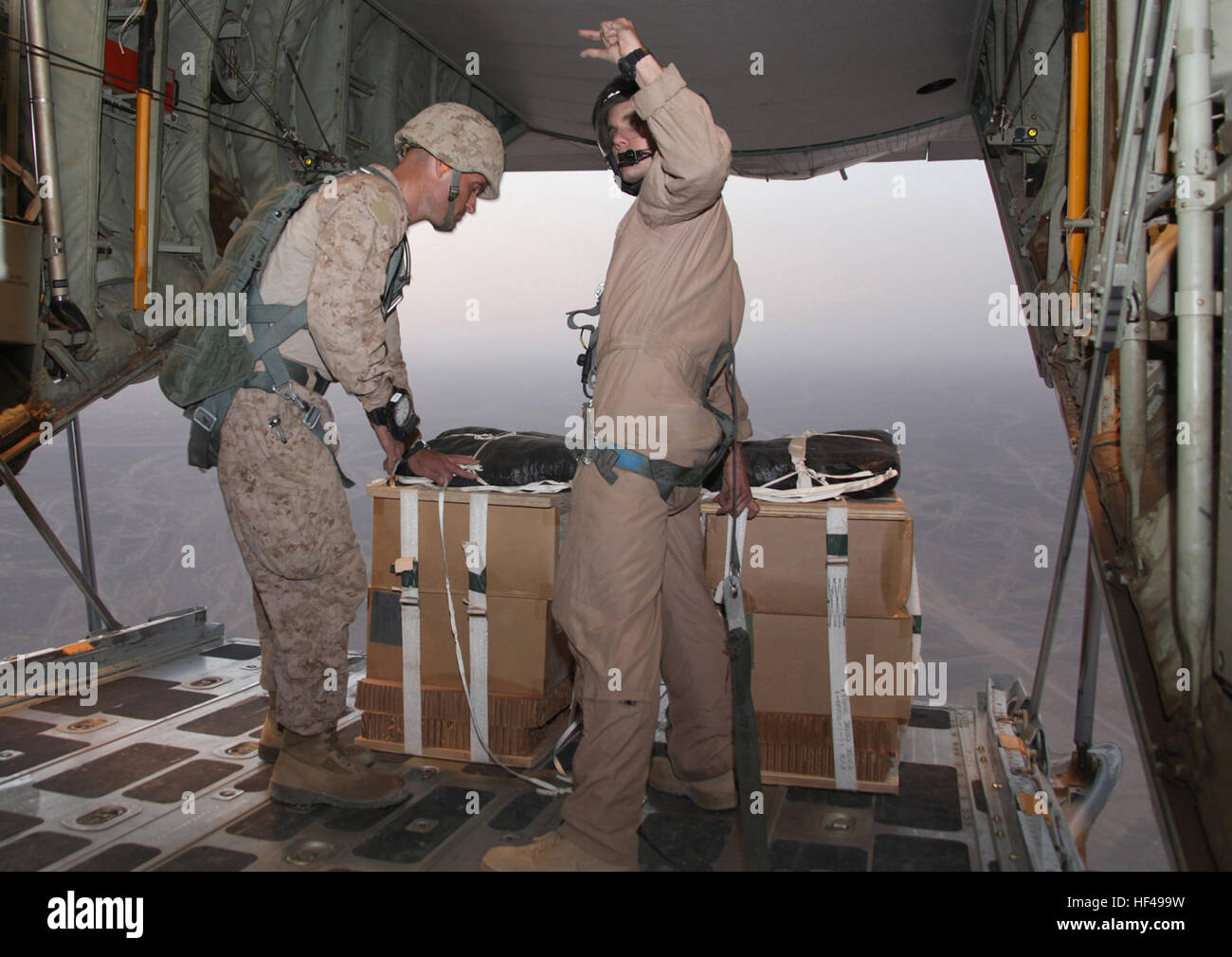 Cpl. Joel Denning, a loadmaster with Marine Aerial Refueler Transport ...