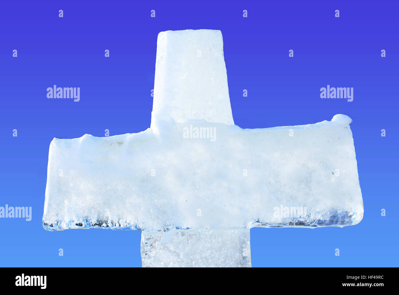 Ice cross for Baptism (Orthodox celebrates Baptism on the 19th of ...