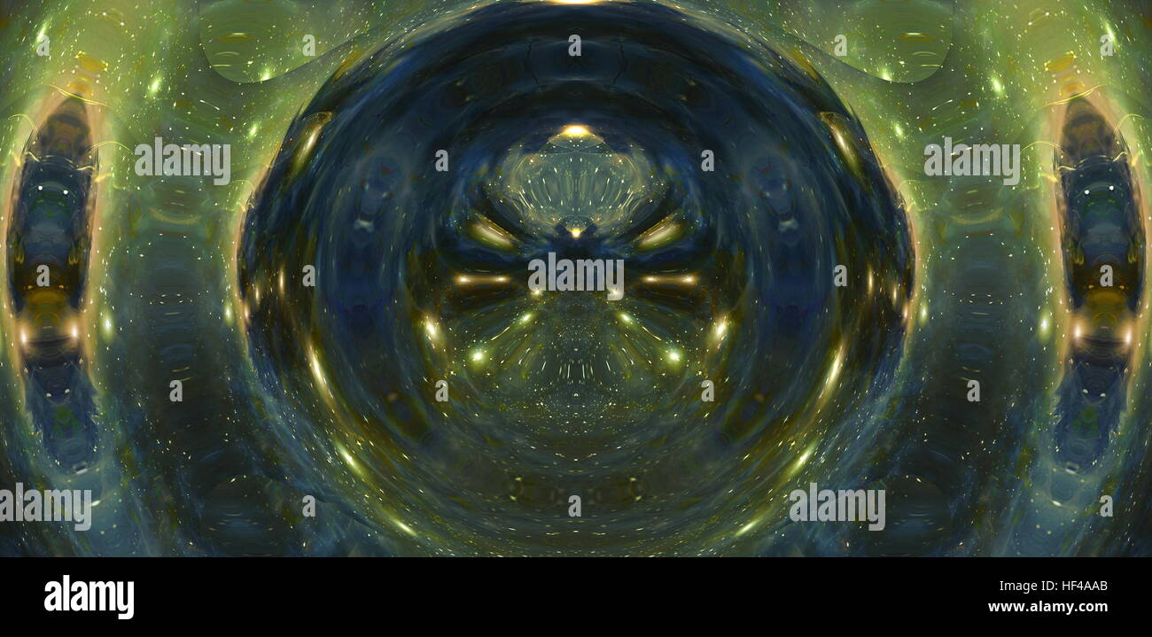 graphic concept of music in space, cosmic sound waves, computer design ...