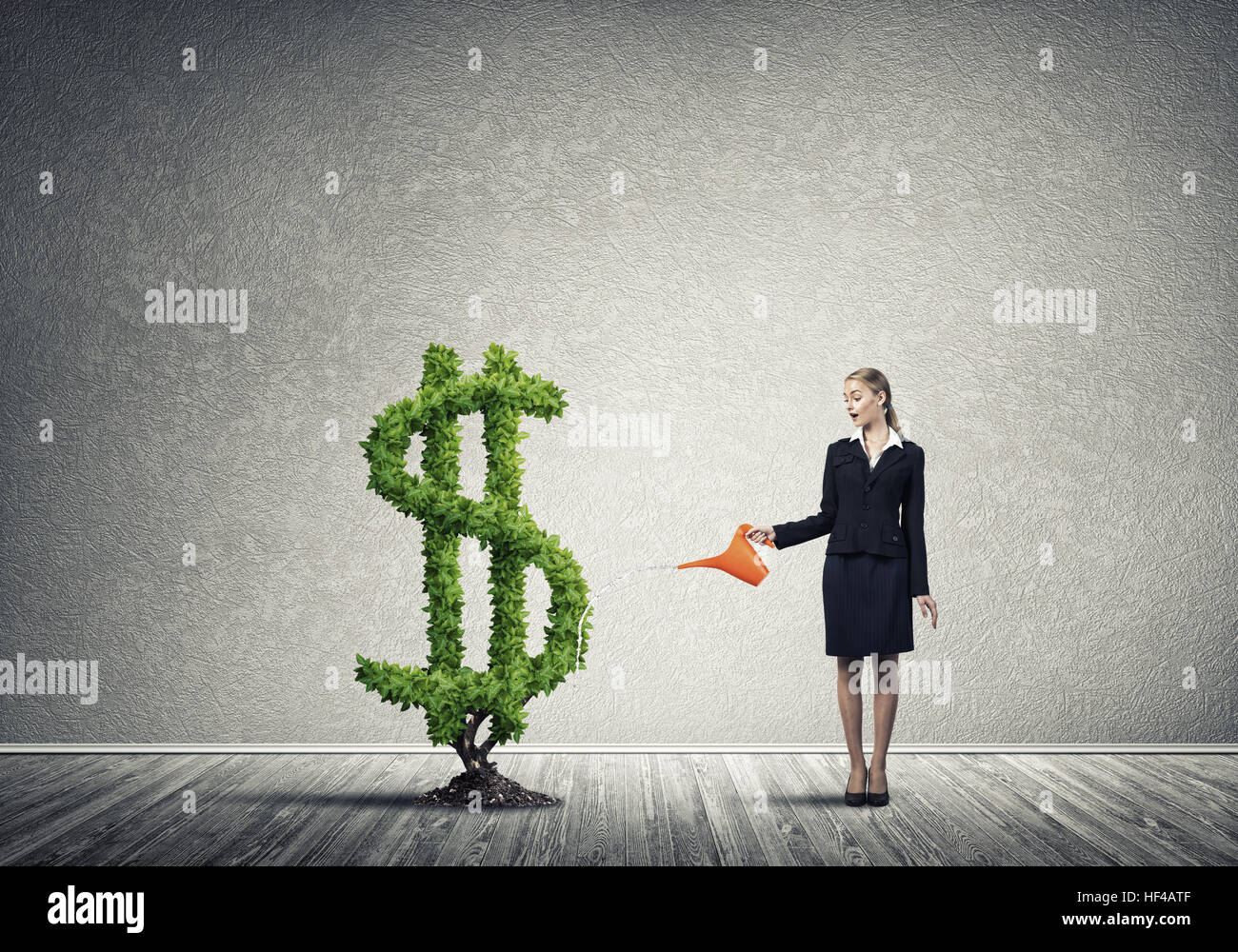 Make your money grow Stock Photo - Alamy
