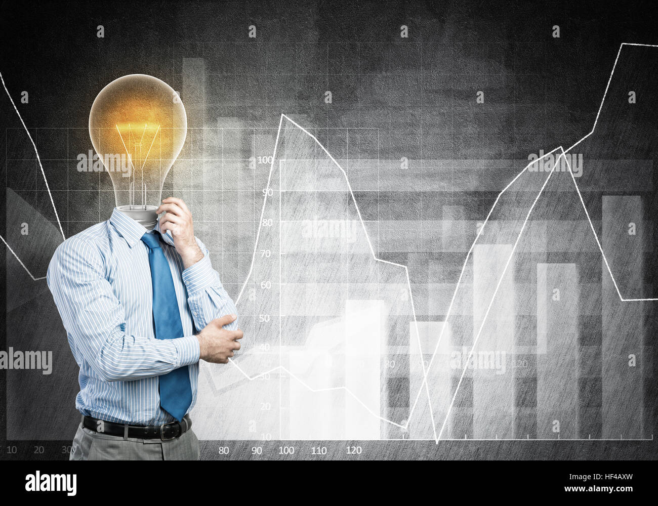 Man thinking over his idea Stock Photo - Alamy