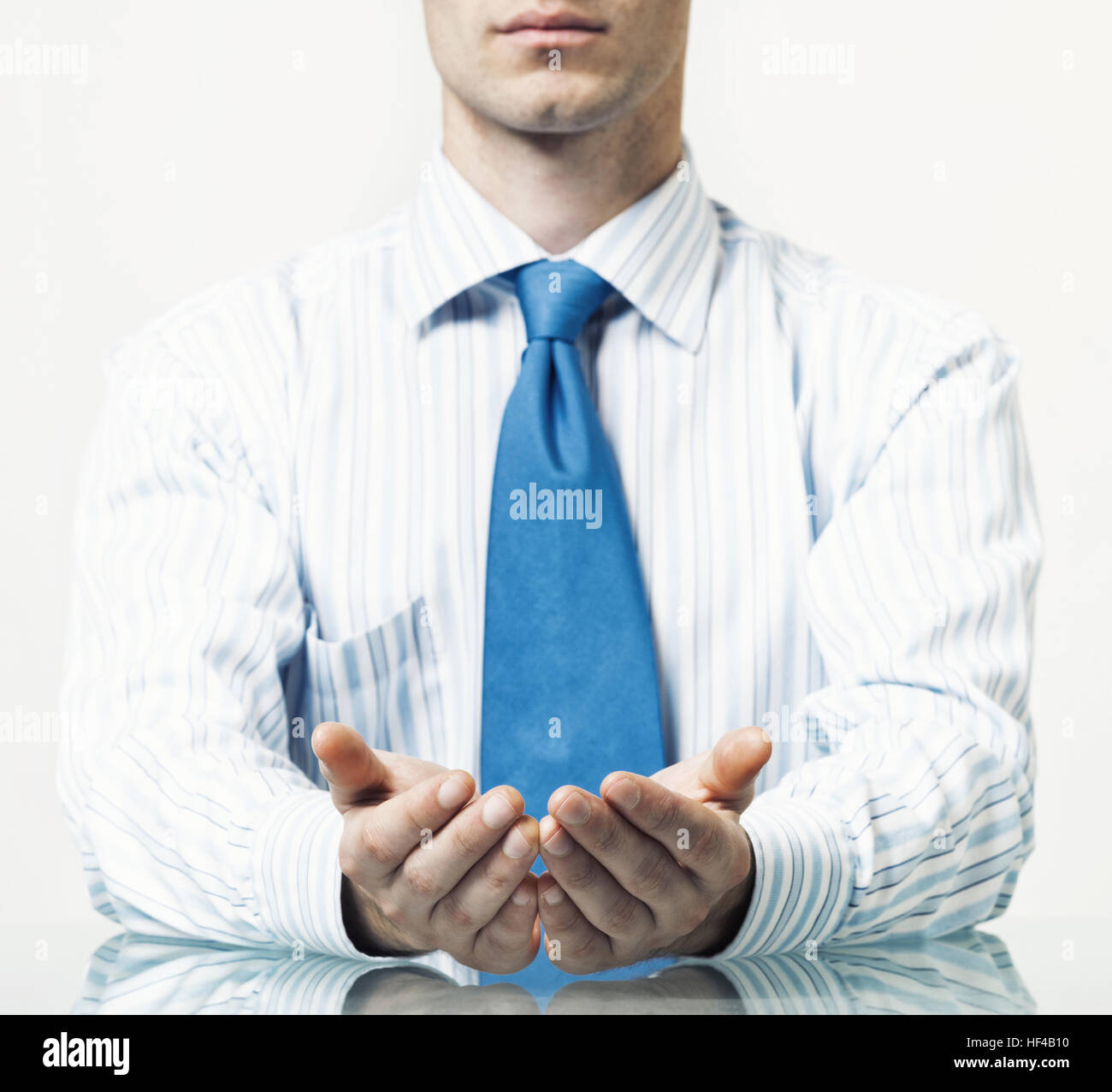 Support and help gesture Stock Photo - Alamy