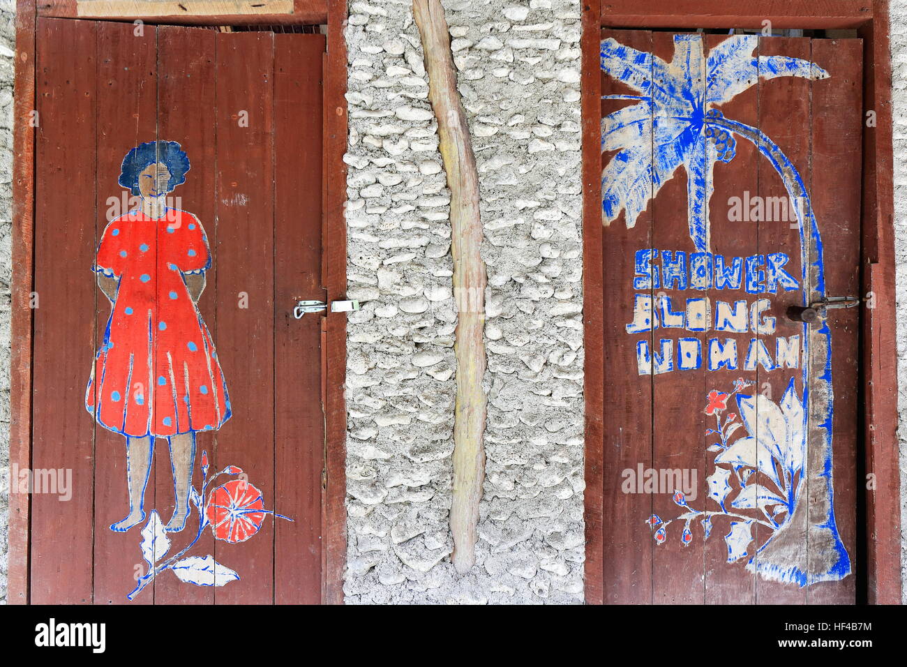 Shower blong-of woman. Sample of creole Bislama language with english ...